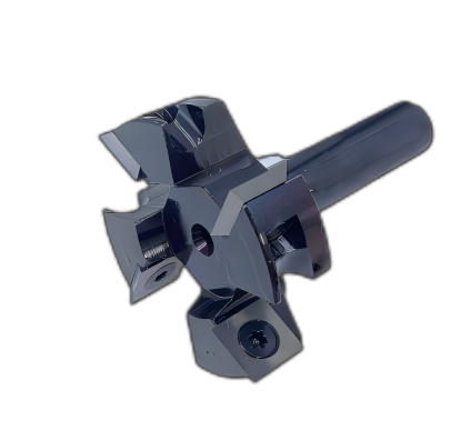 4 Cutter Surface Planing/Flattening Bit - 1/2" Shank With Replaceable ...