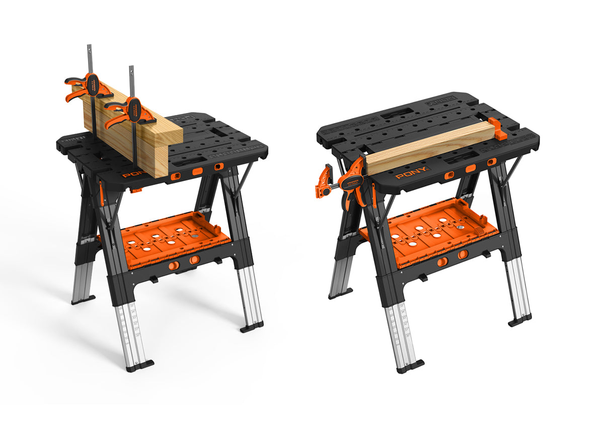 Pony Jorgensen 2 IN 1 Clamping Worktable and Sawhorse