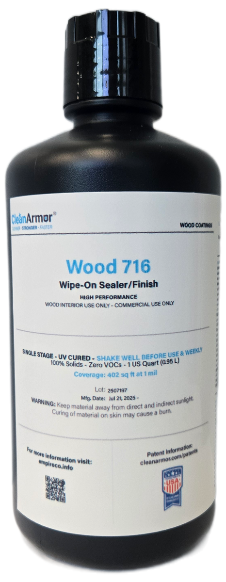 Clean Armor Wood 700 Interior Clear Coat | Gloss – Hammer Roo