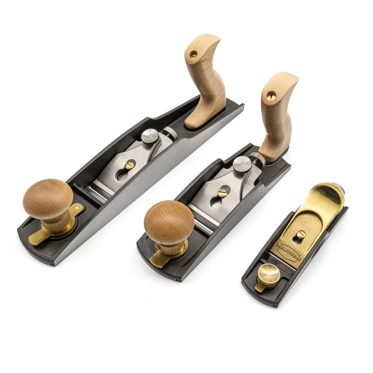 Low Angle Block, Smoothing and Jack Plane Kit Melbourne Tool Company ...