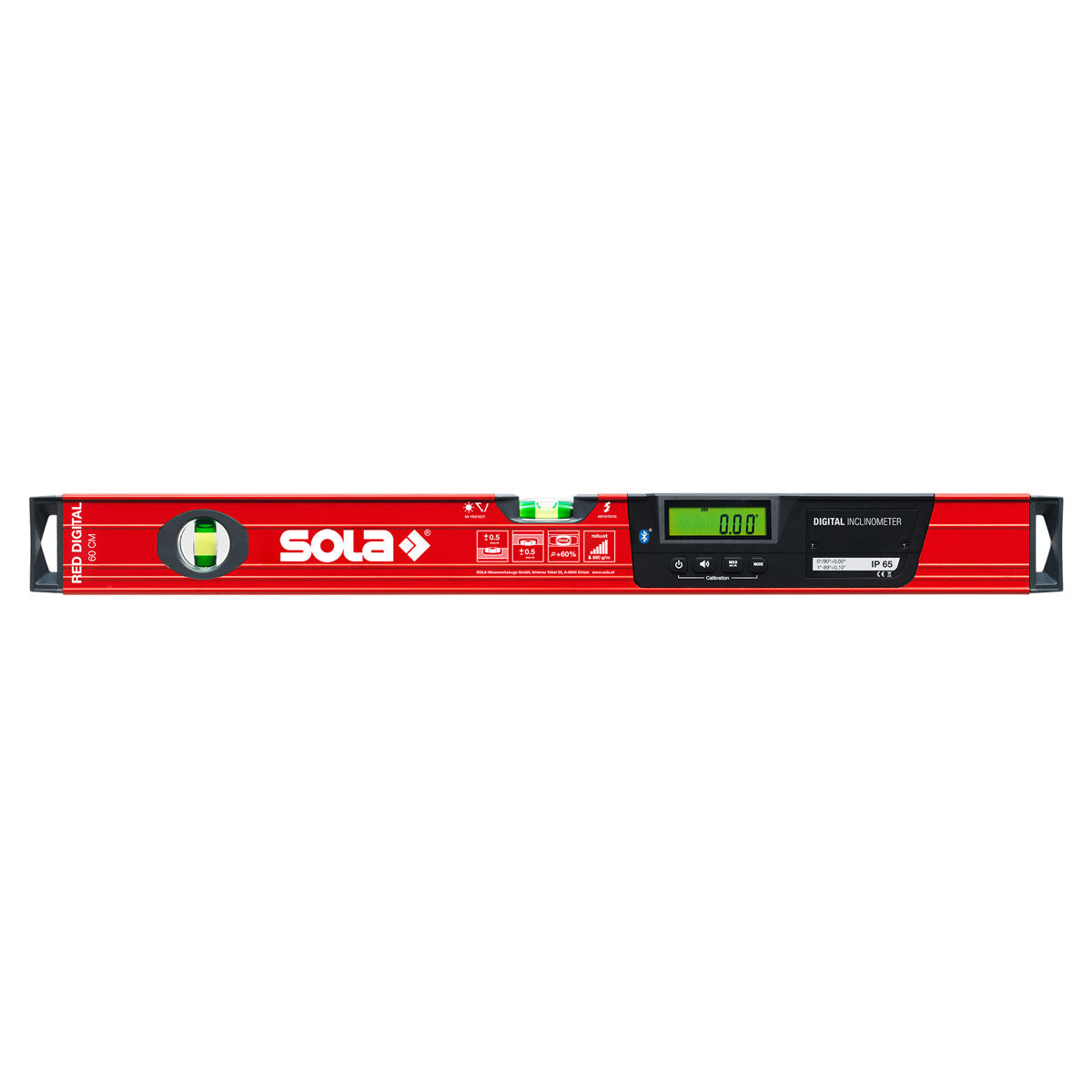 Sola Red Digital Spirit Level/Electronic Inclination Spirit Level 120c ...