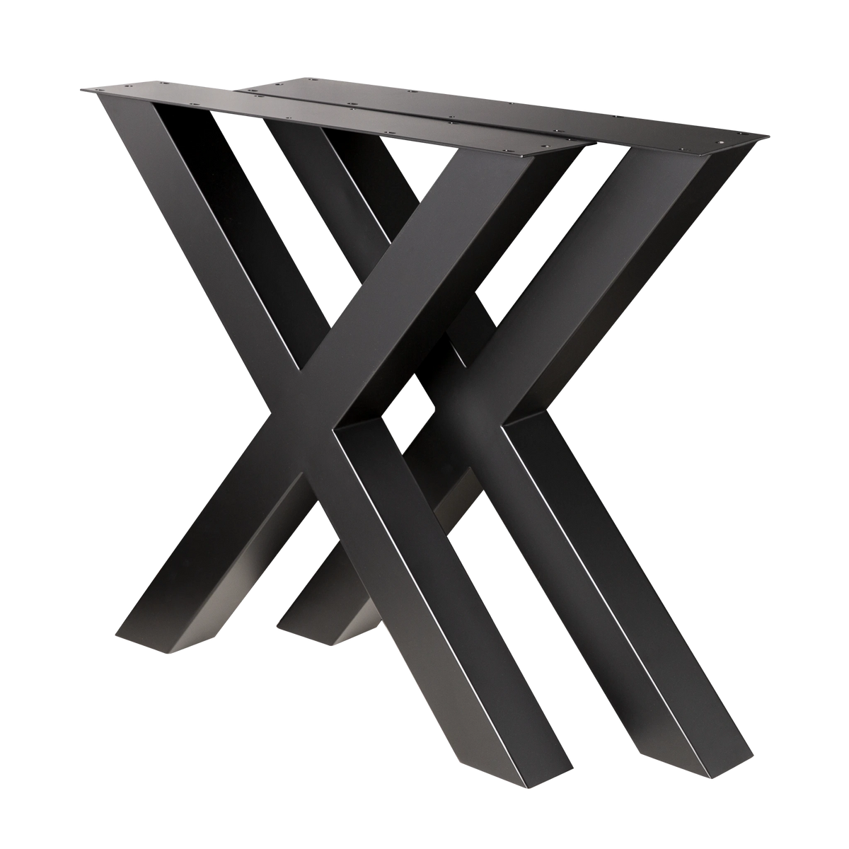 Cross Dining Table Legs Heavy Duty 710x710x710mm - 80x80mm – Hammer Roo