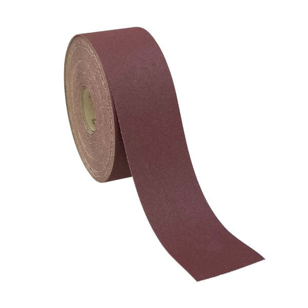 Sandpaper Roll/Drum Sander Wrap Cloth Backed 76.1mm (3") x 25m Deerfos ...