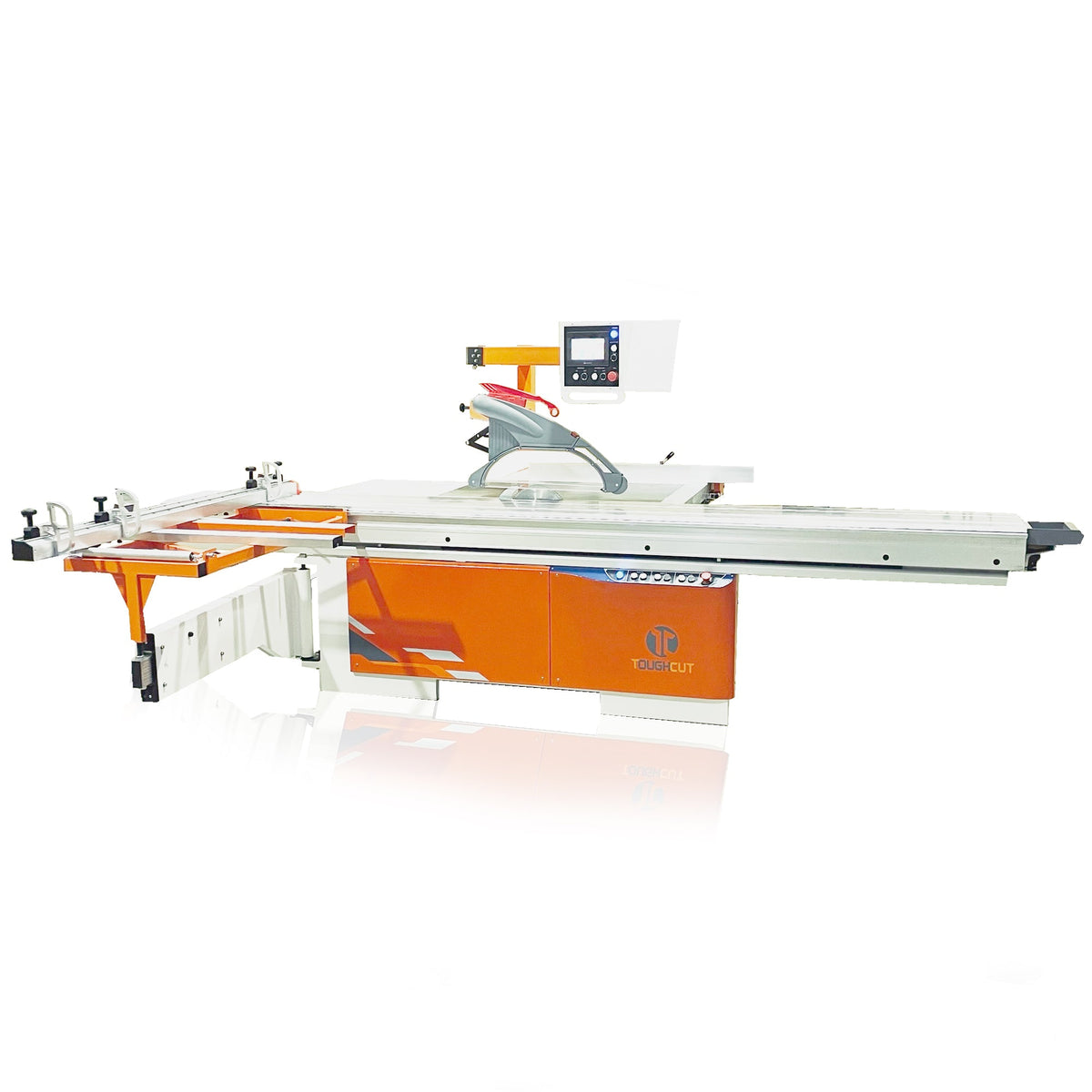 350mm (14") 7.5HP 3.8m Sliding Table with Overhead Control & Automatic ...